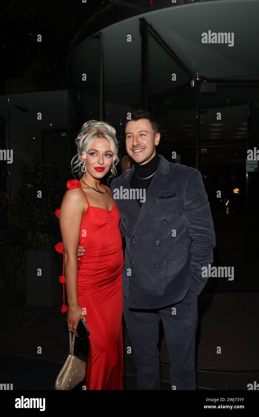 Cait Fitton attends TV Choice Awards at London Hilton Hotel. NO TV ...