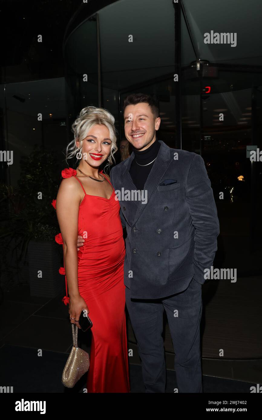 Cait Fitton attends TV Choice Awards at London Hilton Hotel. NO TV ...