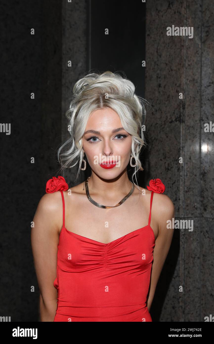 Cait Fitton attends TV Choice Awards at London Hilton Hotel. NO TV ...