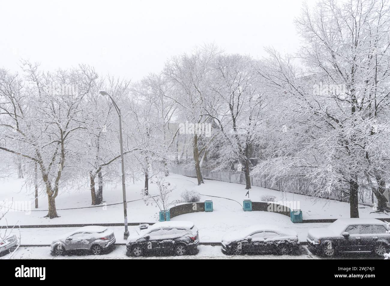 Snow fell and accumulated in the city of Jersey City in the State of ...