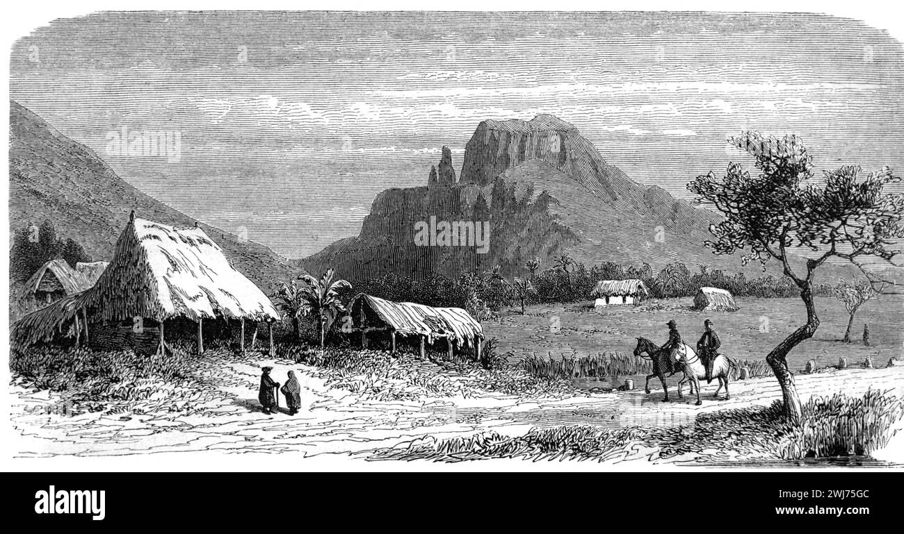 Village mauritius Black and White Stock Photos & Images - Alamy