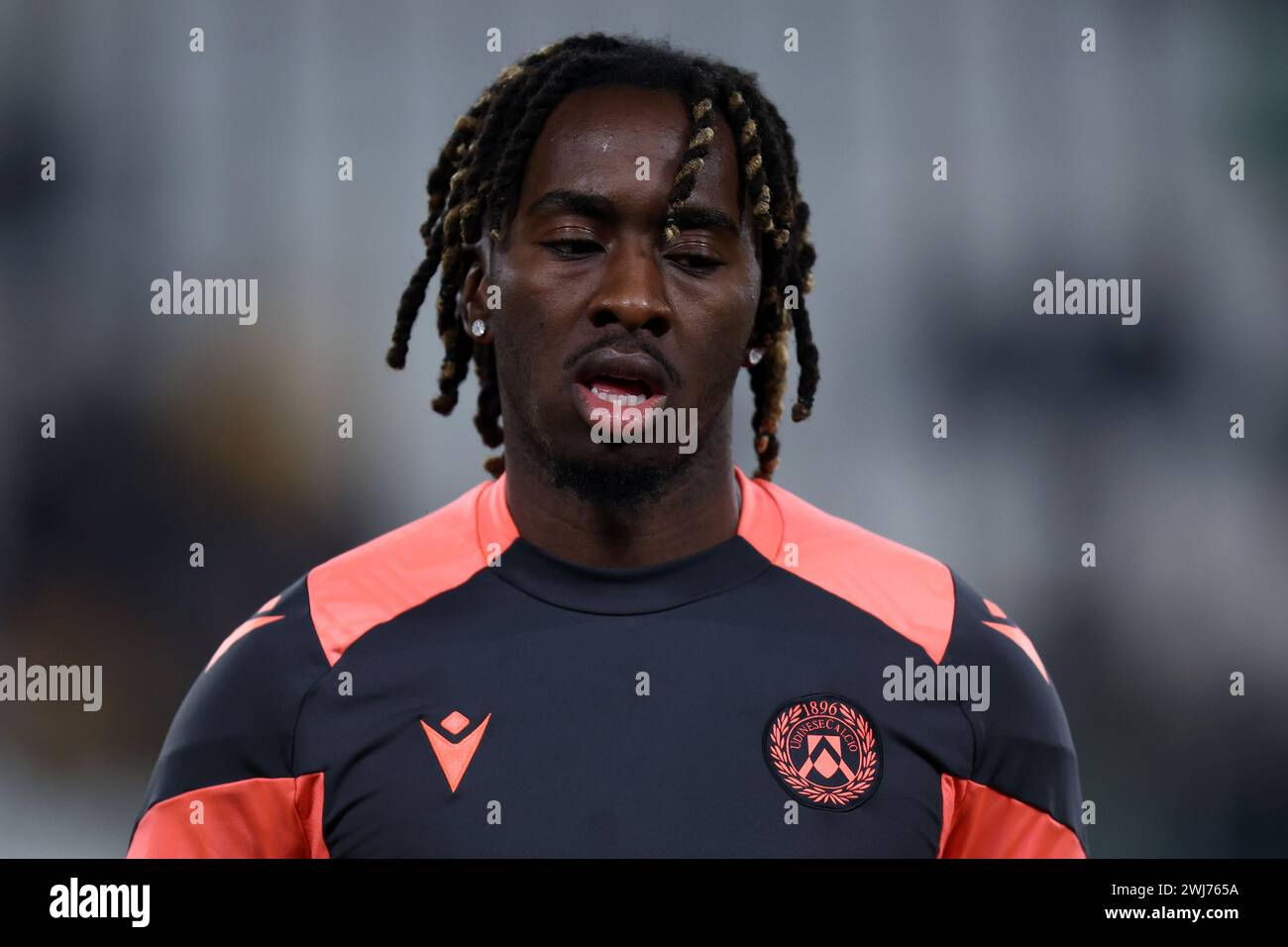 Torino, Italy. 12th Feb, 2024. Jordan Zemura of Udinese Calcio during ...