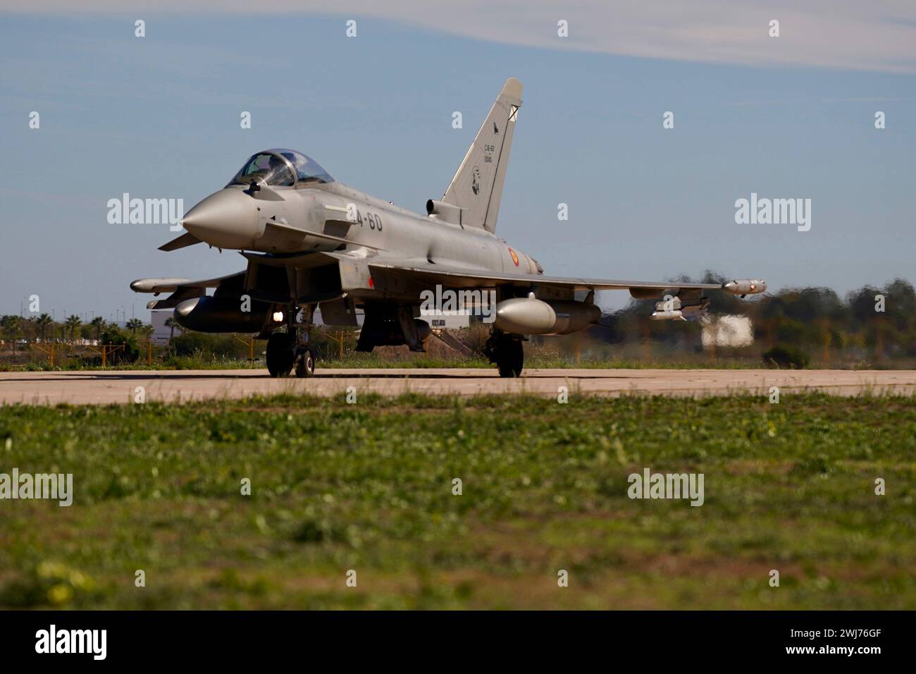 Detail of the first activation of the 'Eagle Eye' of 2024 at Malaga Air ...