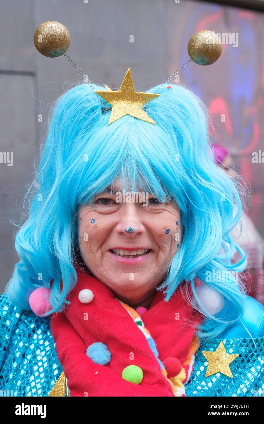 Carnival, Rose Monday in Cologne in Severinstraße in the Vringsveedel ...