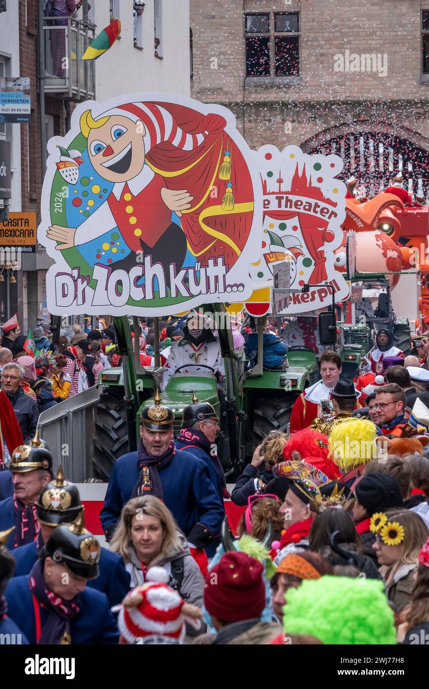 Carnival, Rose Monday in Cologne in Severinstraße in the Vringsveedel ...