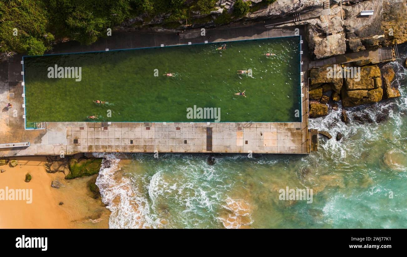 Rockpool, Freshwater beach, Sydney, Australia Stock Photo - Alamy