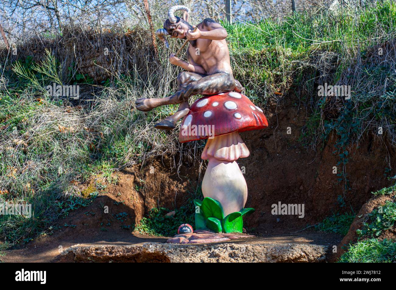 PARAUTA, SPAIN - JANUARY 20, 2024: The Enchanted Forest of Parauta in ...