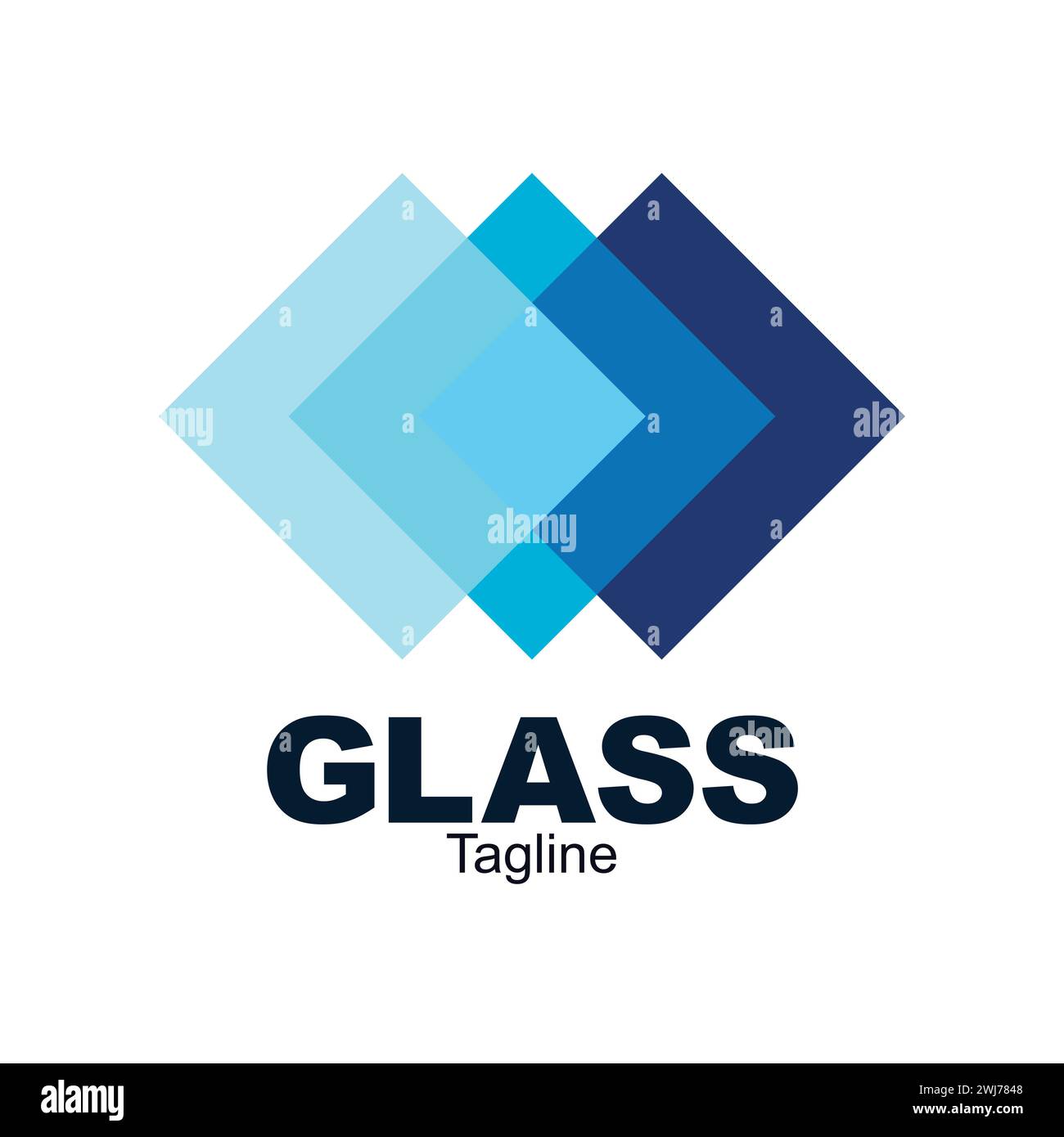 Glass Logo Vector Illustration Icon Glass Window company logo icon ...
