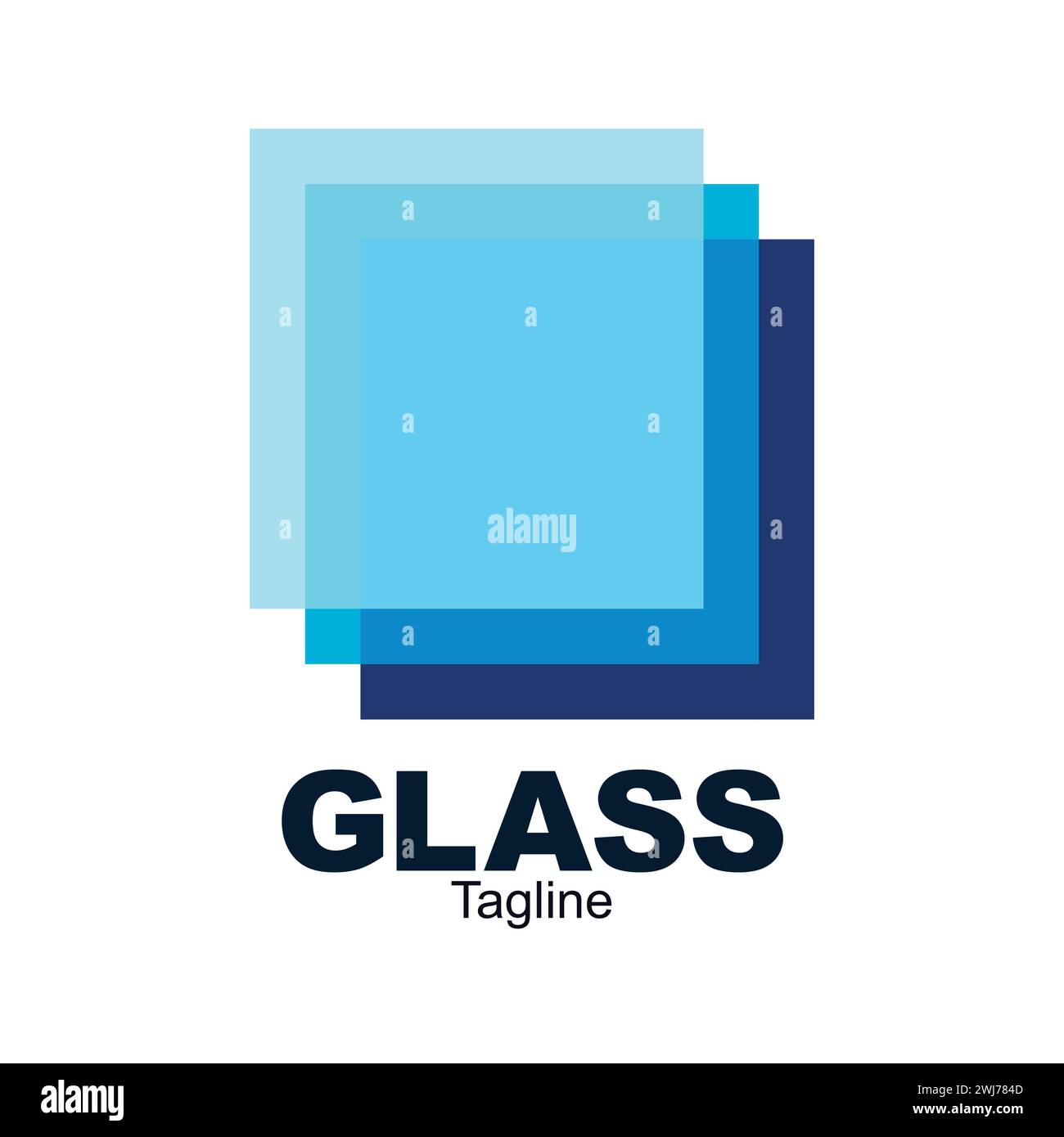 Glass Logo Vector Illustration Icon Glass Window company logo icon ...