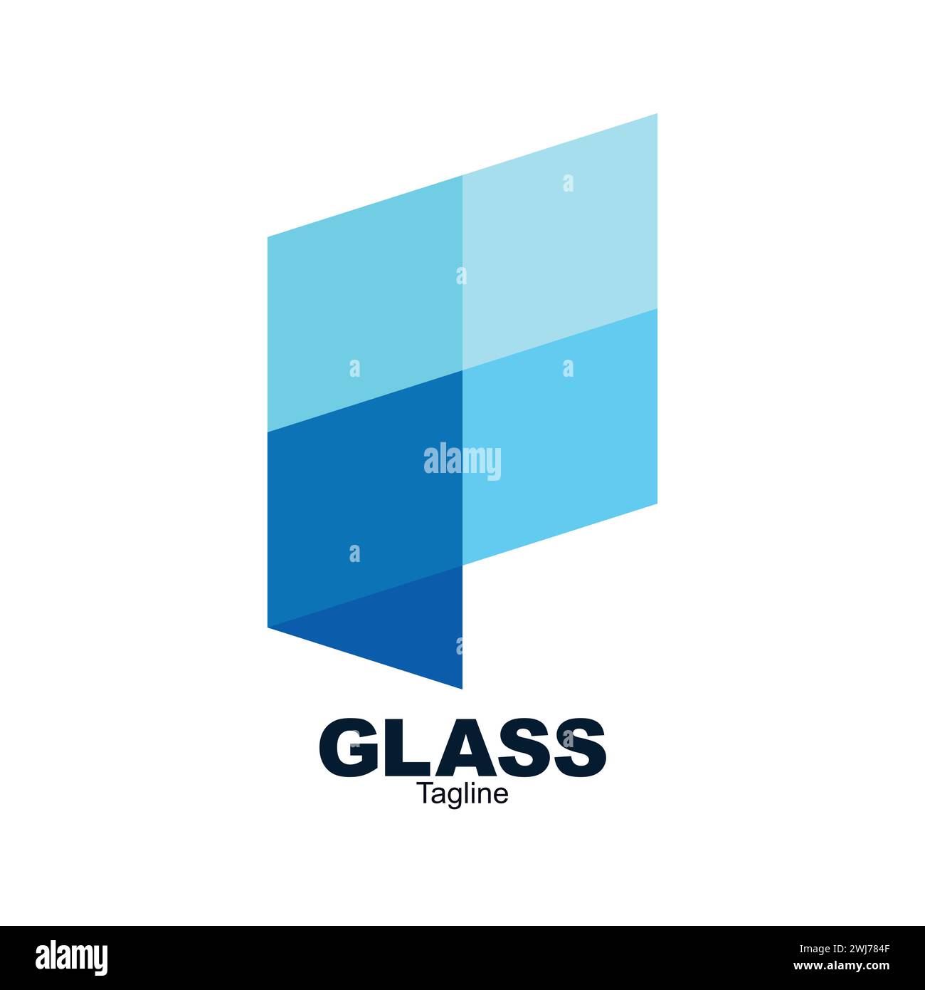 Glass Logo Vector Illustration Icon Glass Window company logo icon ...