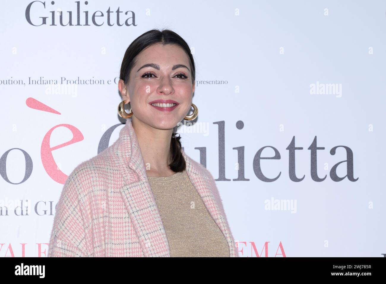 Rome, Italy. 10th Feb, 2024. Simona Molinari is attending the photocall ...