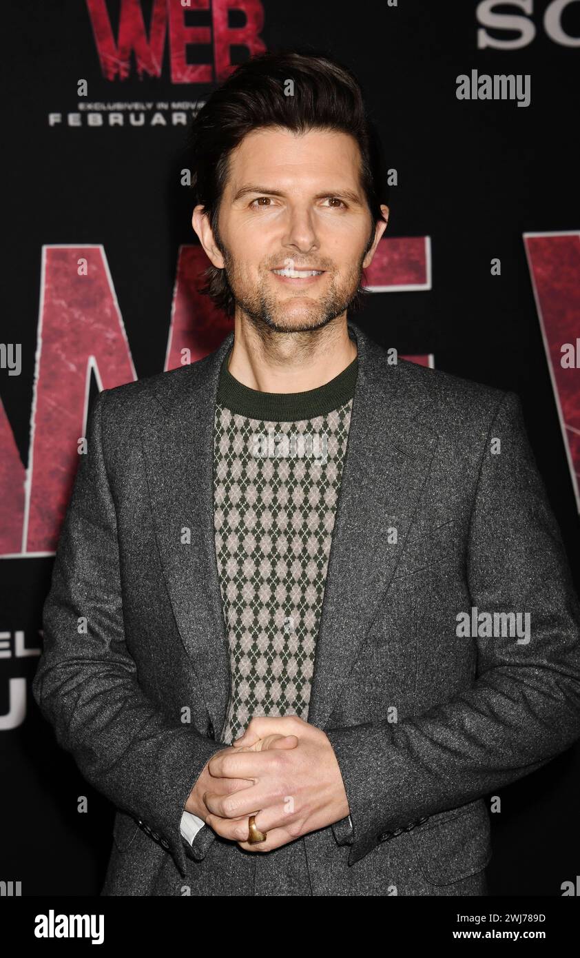 LOS ANGELES, CALIFORNIA - FEBRUARY 12: Adam Scott attends the World ...