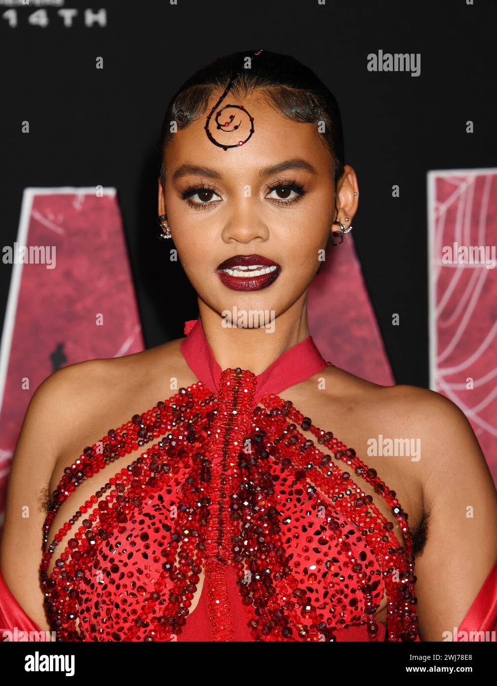 LOS ANGELES, CALIFORNIA - FEBRUARY 12: Celeste O'Connor, attends the ...