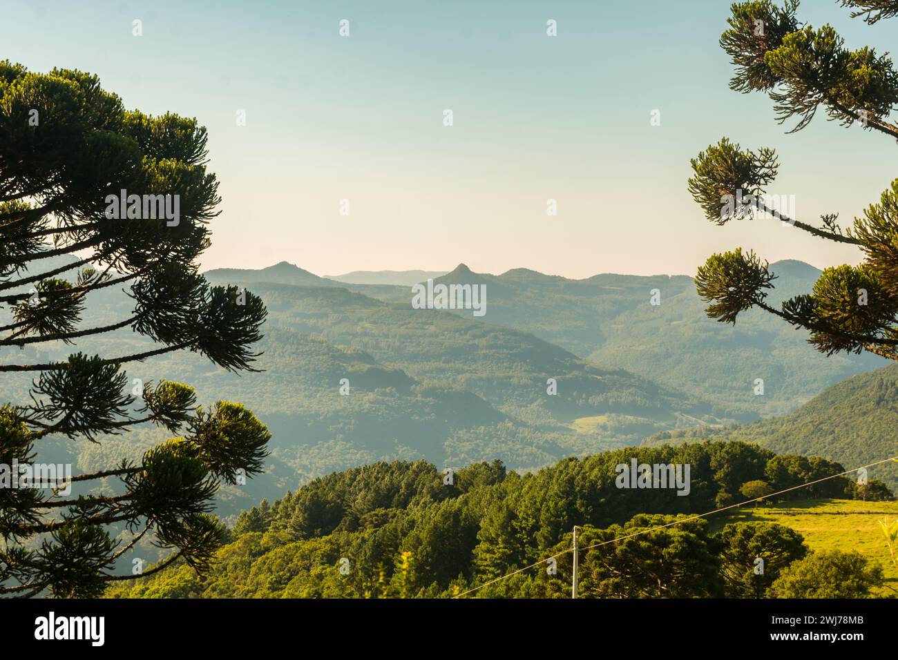 Valley of the pyramids viewpoint in Lagoas region - Countryside of Sao ...