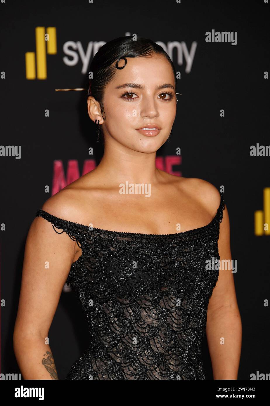LOS ANGELES, CALIFORNIA - FEBRUARY 12: Isabel Merced attends the World ...