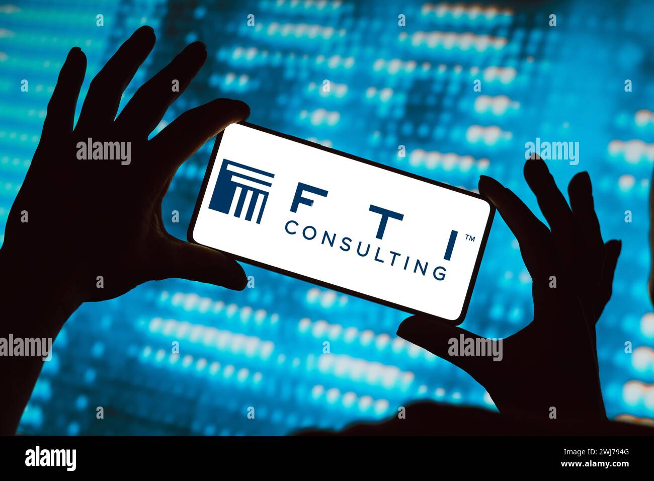 Brazil. 12th Feb, 2024. In this photo illustration, the FTI Consulting ...