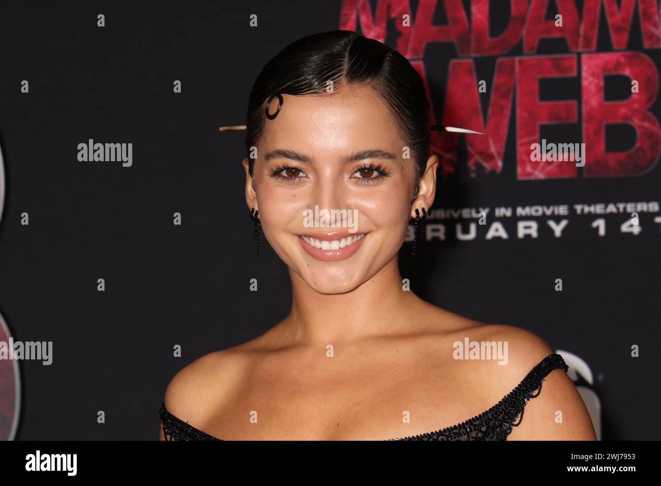 Isabela Merced 02/12/2024 The World Premiere of "Madame Web" held at ...