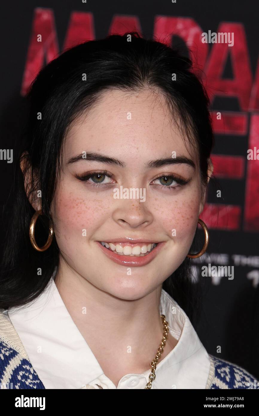 Josephine Reitman 02/12/2024 The World Premiere of "Madame Web" held at ...