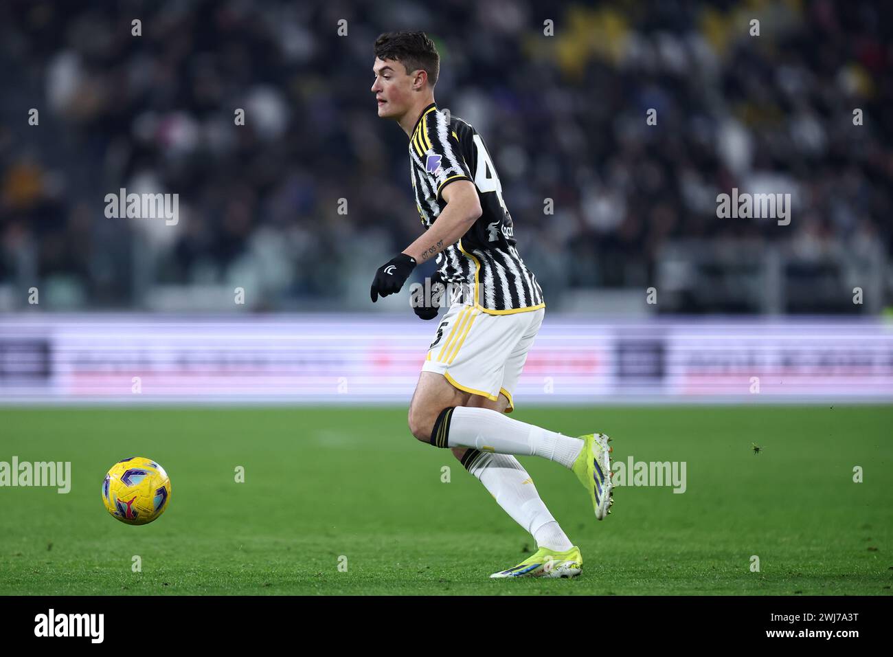 Torino, Italy. 12th Feb, 2024. Leonardo Cerri of Juventus Fc in action ...