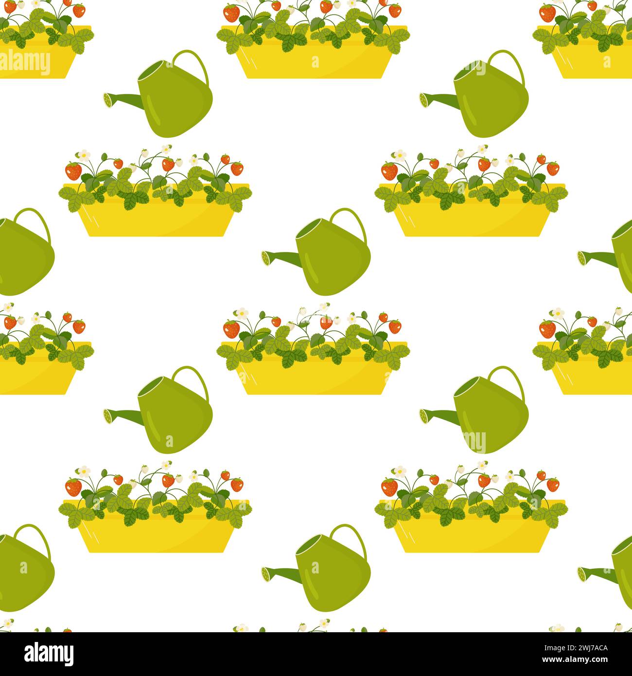 Watering can decoration ideas Stock Vector Images - Alamy