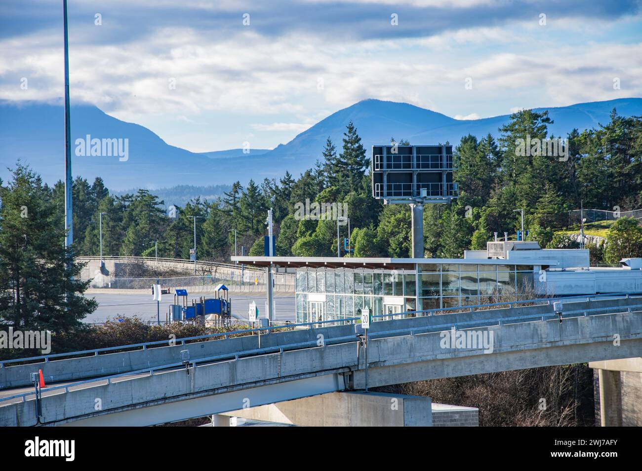Duke Point ferry terminal in Nanaimo, British Columbia, Canada Stock ...