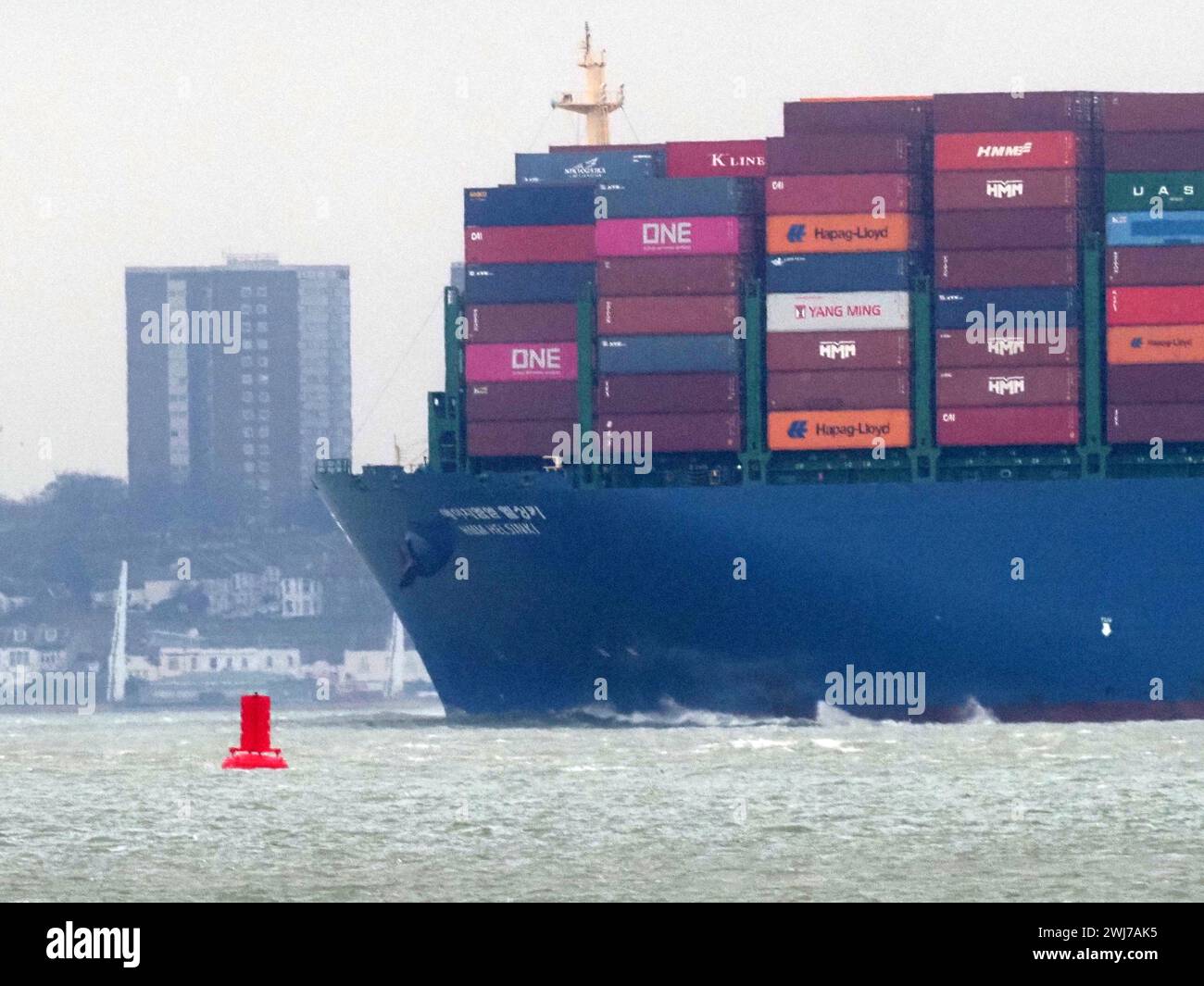 Sheerness, Kent, UK. 13th Feb, 2024. One of the world's largest ...