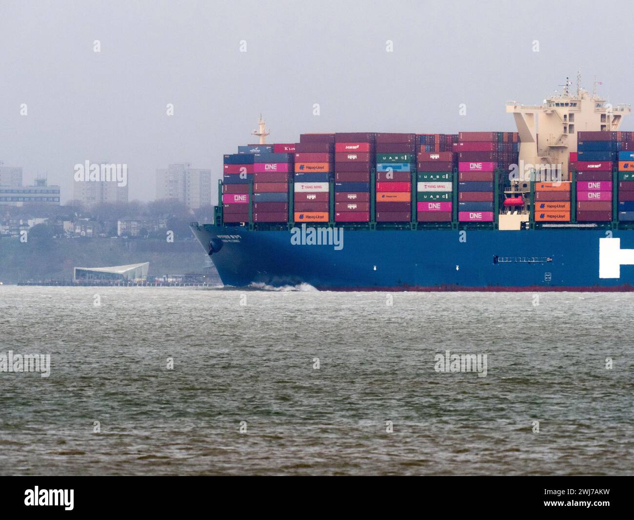 Sheerness, Kent, UK. 13th Feb, 2024. One of the world's largest ...