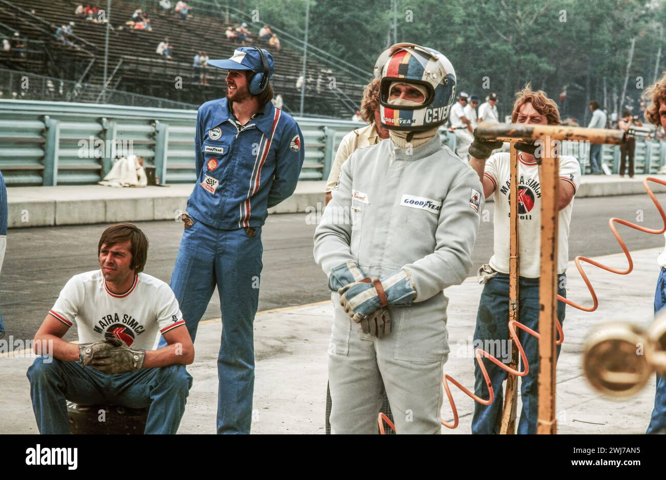 Francois Cevert at the 1973 Watkins Glen World Championship for Makes 6 ...