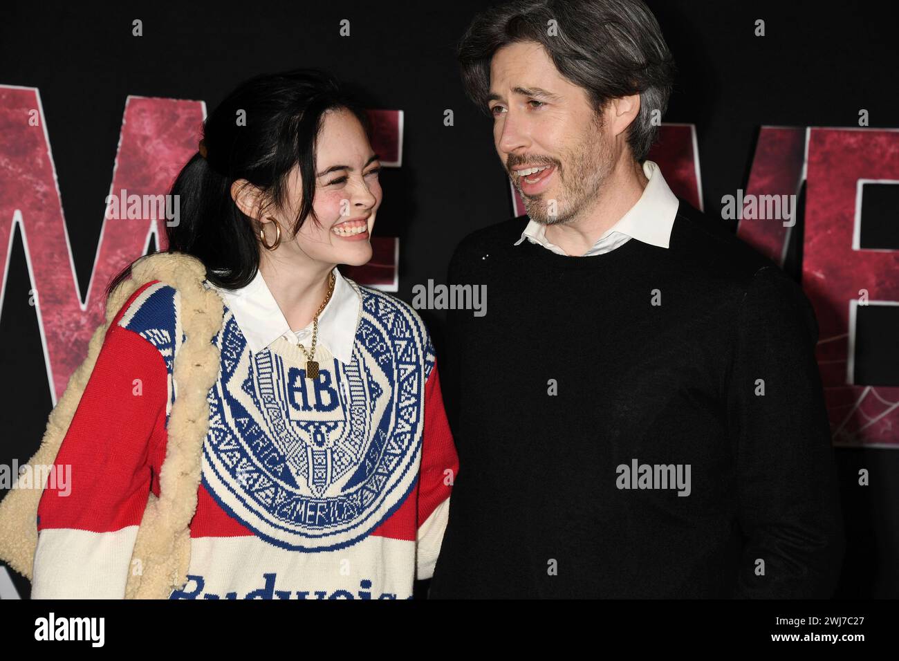 LOS ANGELES, CALIFORNIA - FEBRUARY 12: (L-R) Josephine Reitman and ...