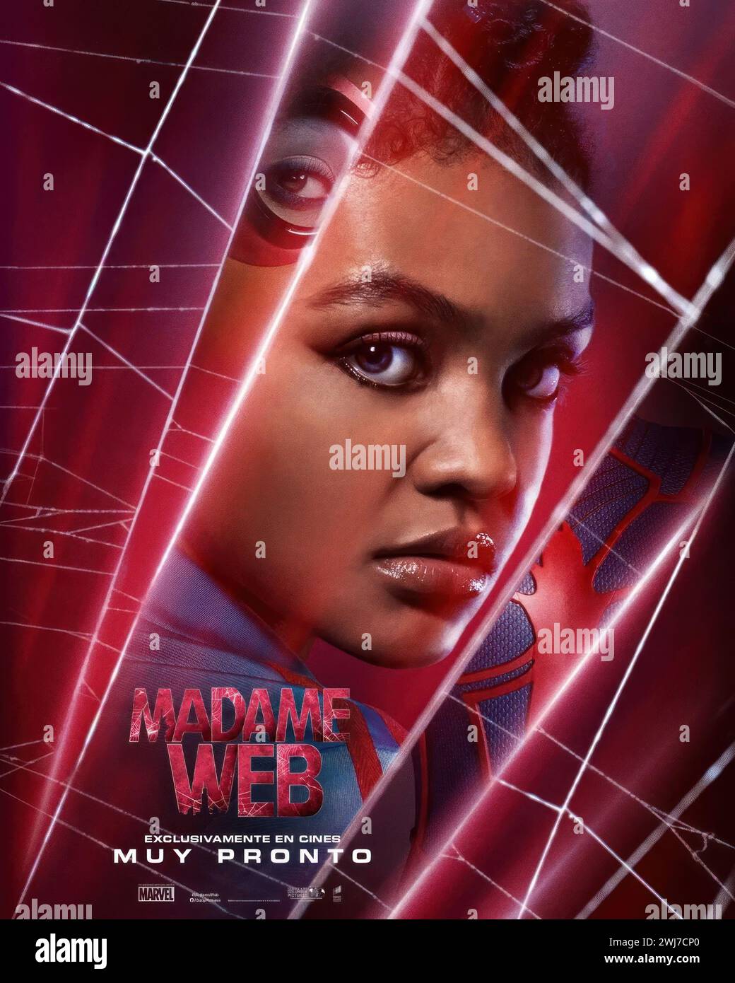 MADAME WEB, character poster in Spanish, Celeste O'Connor, 2024 ...