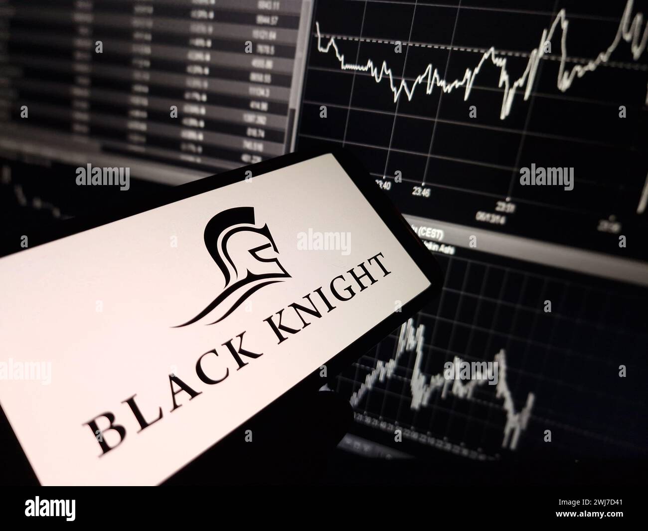 Black knight logo hi-res stock photography and images - Alamy