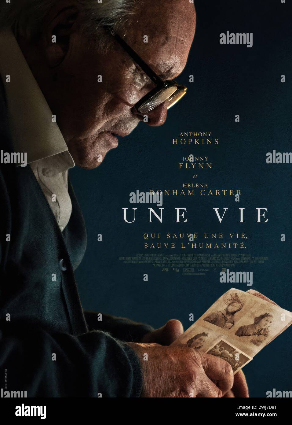 ONE LIFE, (aka UNE VIE), French poster, Anthony Hopkins, 2023 ...