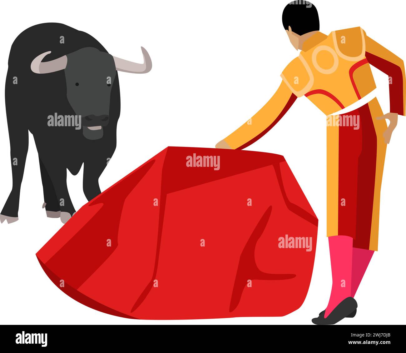 Cattle stampede Stock Vector Images - Alamy