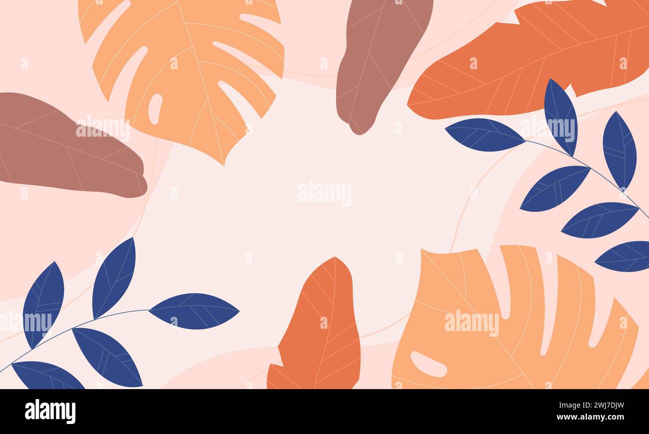 Tropical background with vintage colors Stock Vector Image & Art - Alamy