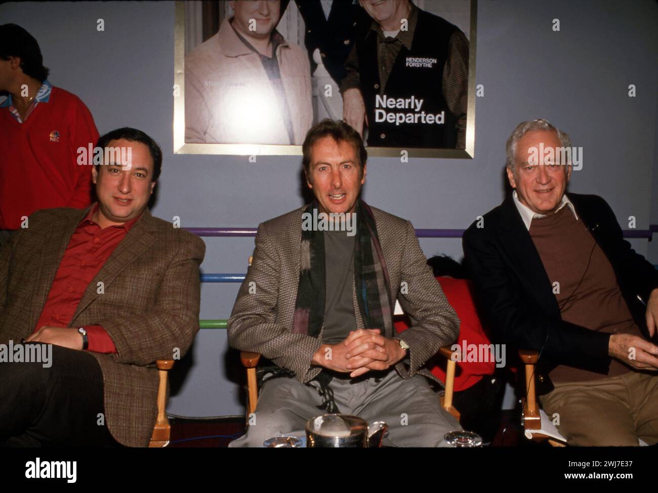Stuart Pankin, Eric Idle and Henderson Forsythe at the NBC Television ...