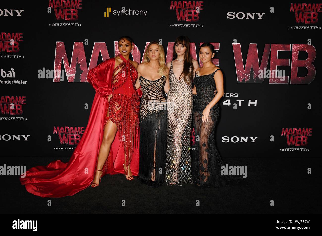 Los Angeles, California, USA. 12th Feb, 2024. (L-R) Celeste O'Connor ...