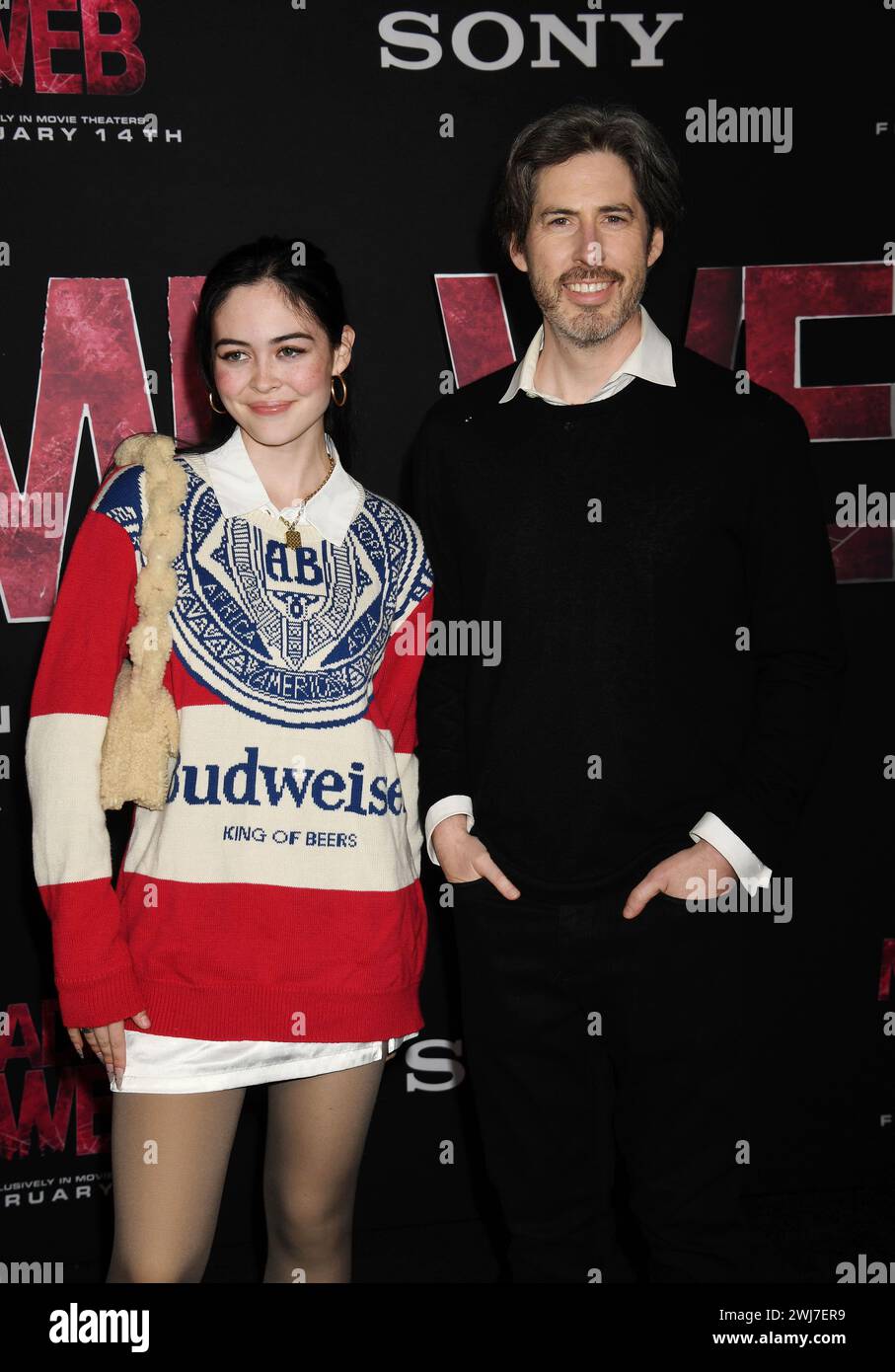 Los Angeles, California, USA. 12th Feb, 2024. (L-R) Josephine Reitman ...