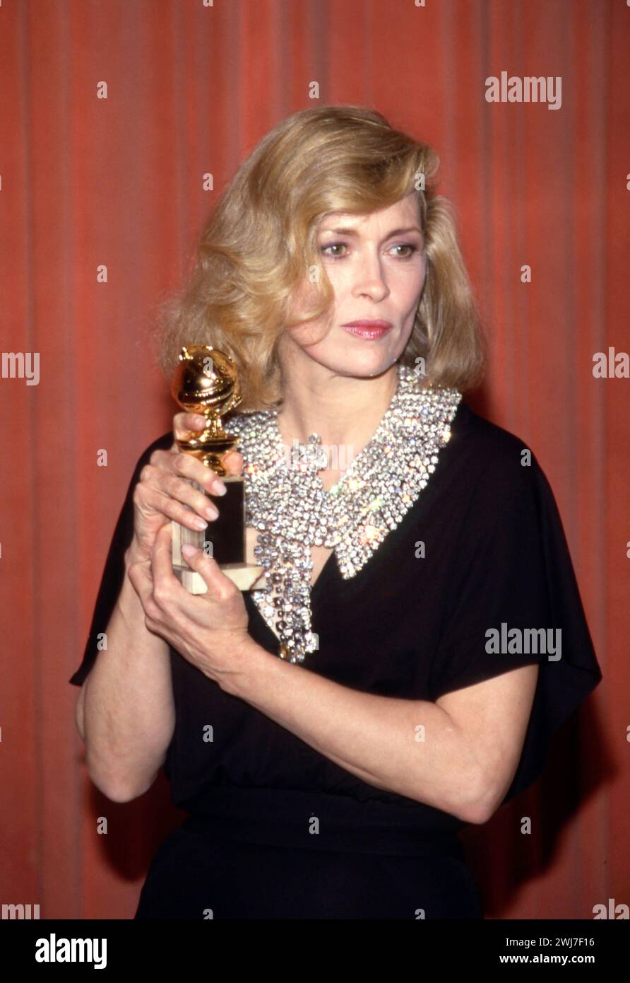 Faye Dunaway at the 42nd Golden Globe Awards on January 27, 1985 Credit: Ralph Dominguez ...