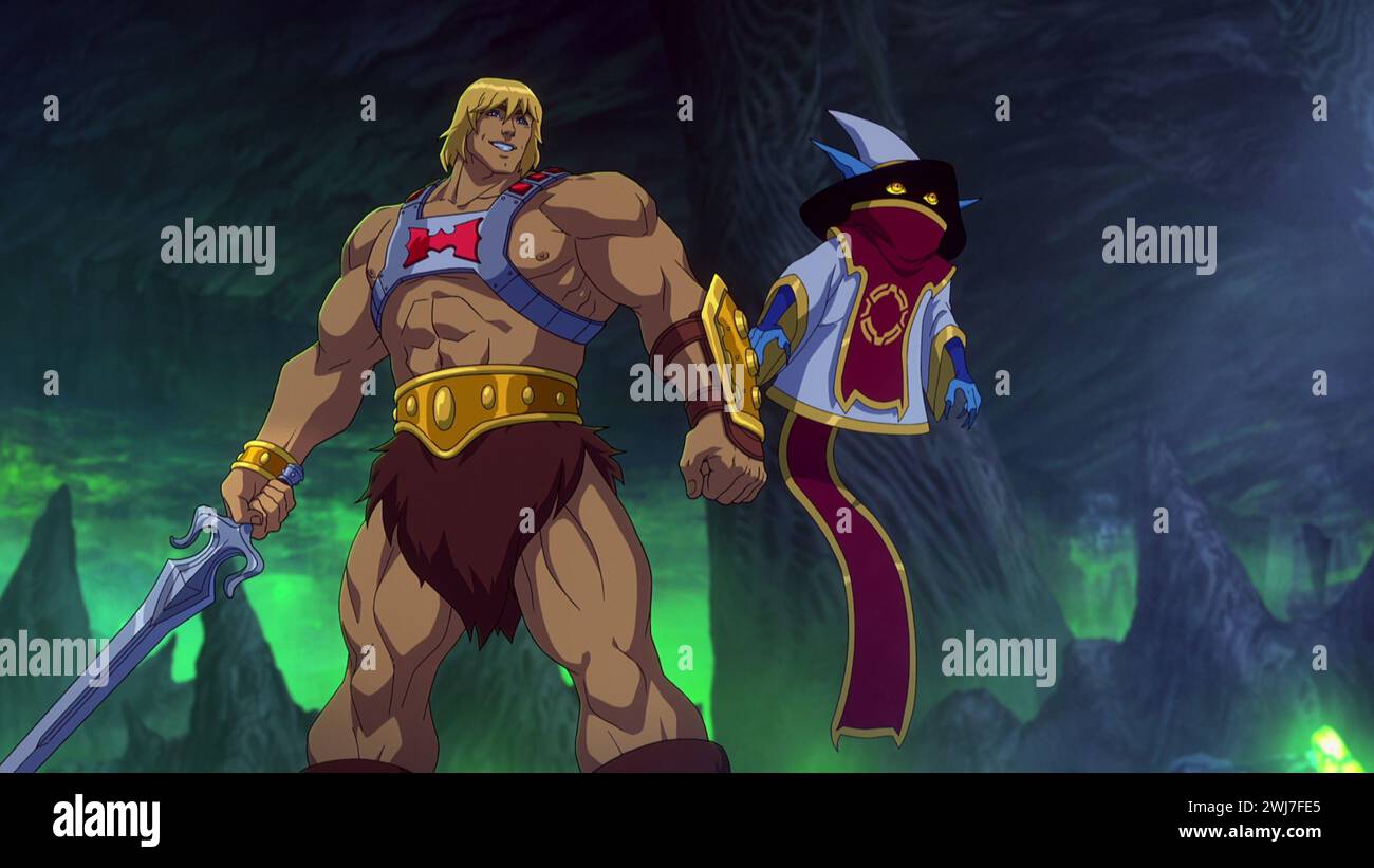 MASTERS OF THE UNIVERSE: REVOLUTION, from left: He-Man (voice: Chris ...