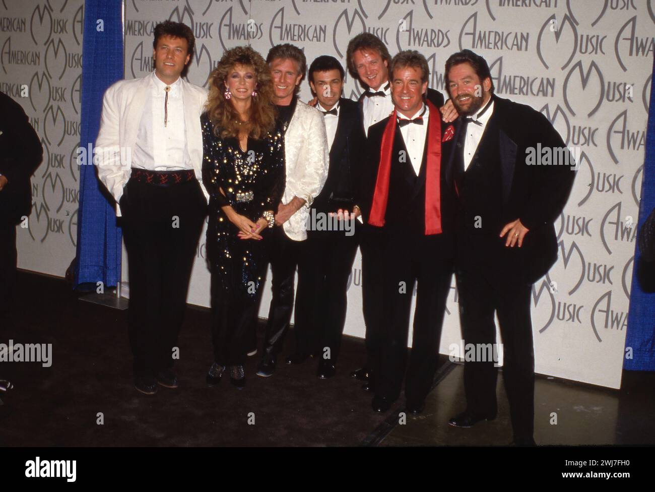 Chicago and Julie Newton at the 1986 American Music Awards. January 27 ...