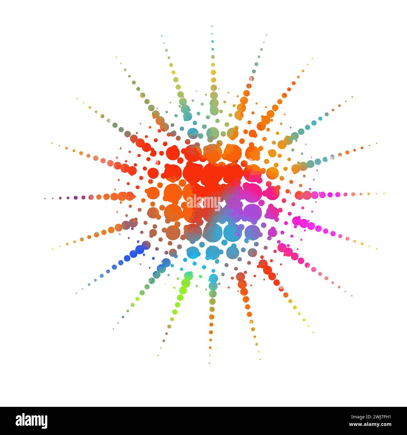colored sun. hand drawing. Not AI. Vector illustration Stock Vector ...