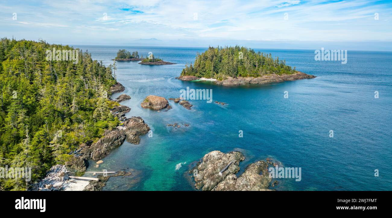 A scenic coastal inlet on a beautiful island Stock Photo - Alamy