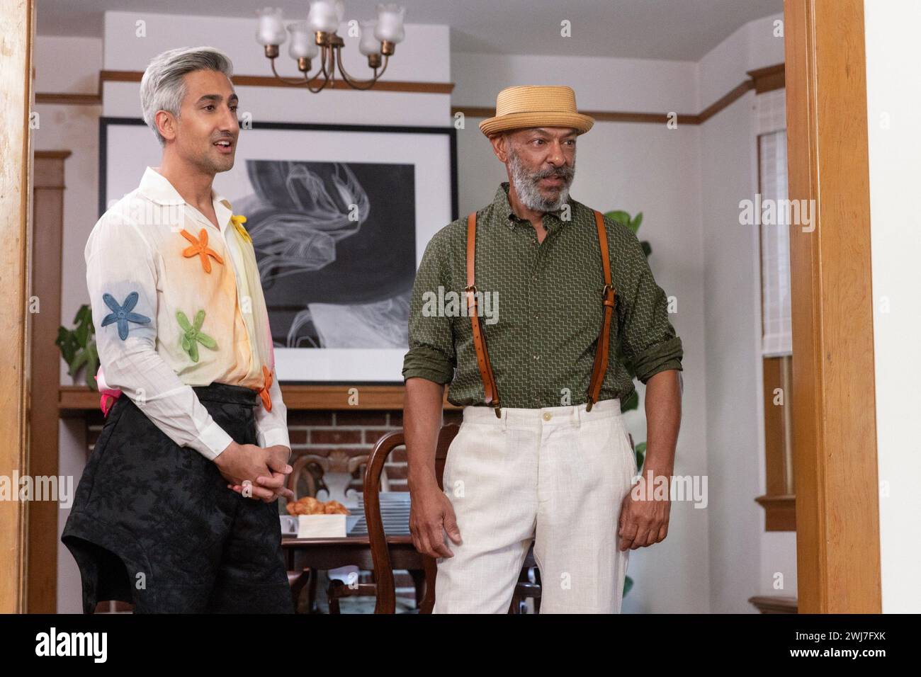 QUEER EYE, from left: Tan France, Ernest Bartholomew, Mr. Fantastic ...
