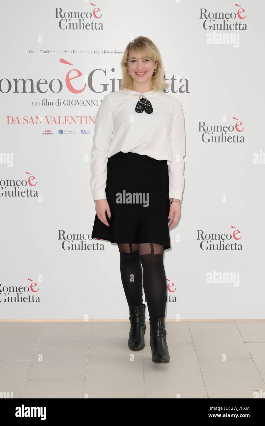Rome, Italy. 13th Feb, 2024. Alessandra Tumolillo attends the photocall ...