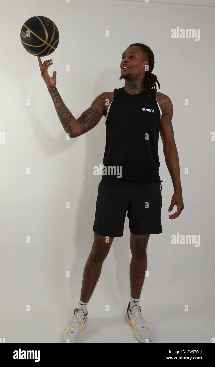 New Orleans Pelicans guard John Petty Jr. poses for a portrait on ...