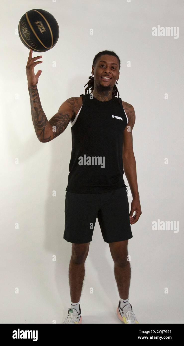 New Orleans Pelicans guard John Petty Jr. poses for a portrait on ...