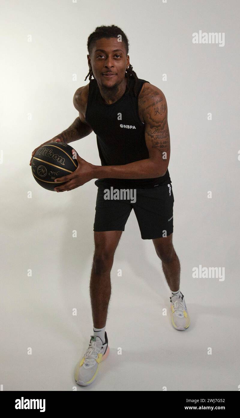 New Orleans Pelicans guard John Petty Jr. poses for a portrait on ...