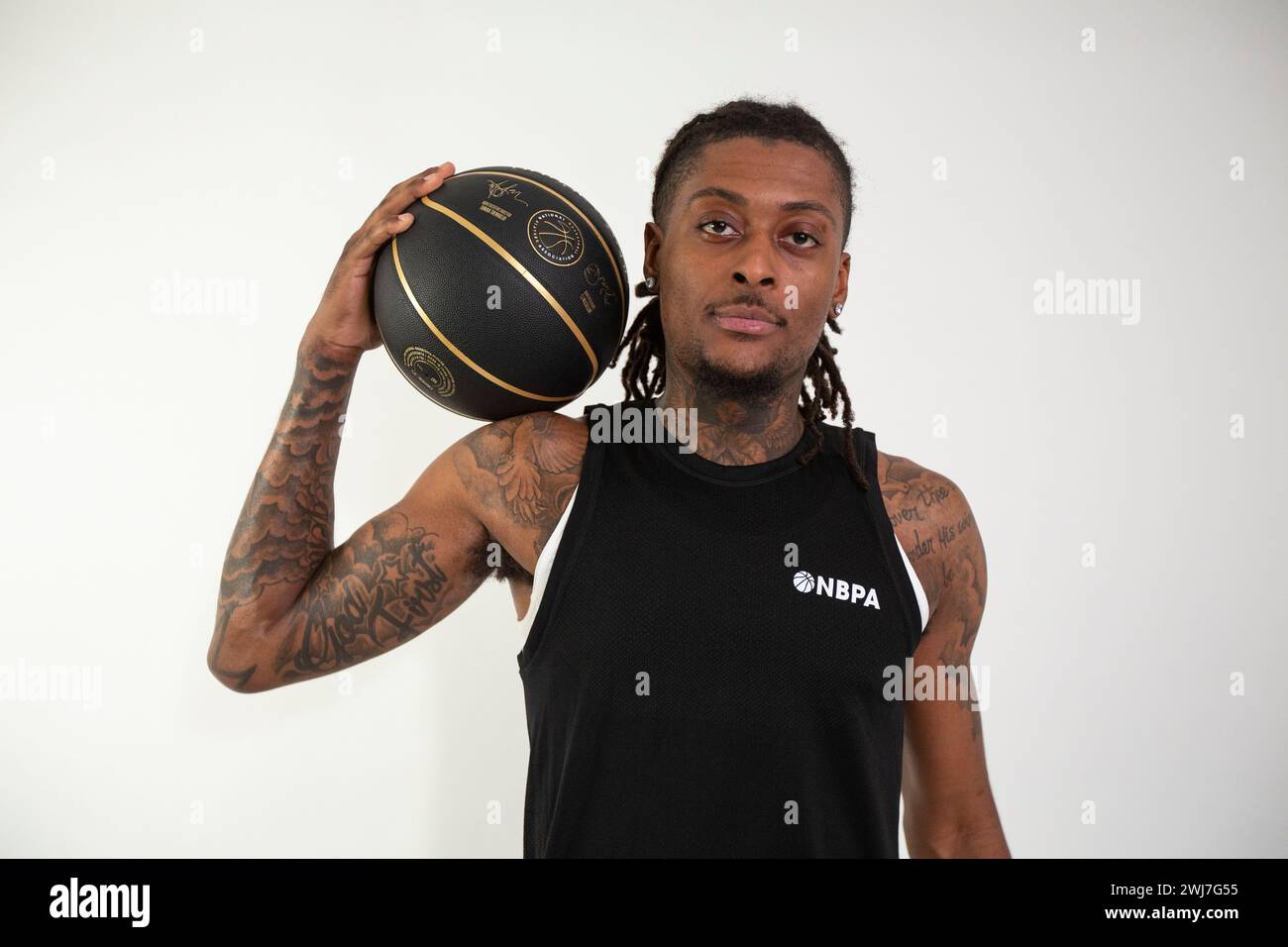 New Orleans Pelicans guard John Petty Jr. poses for a portrait on ...