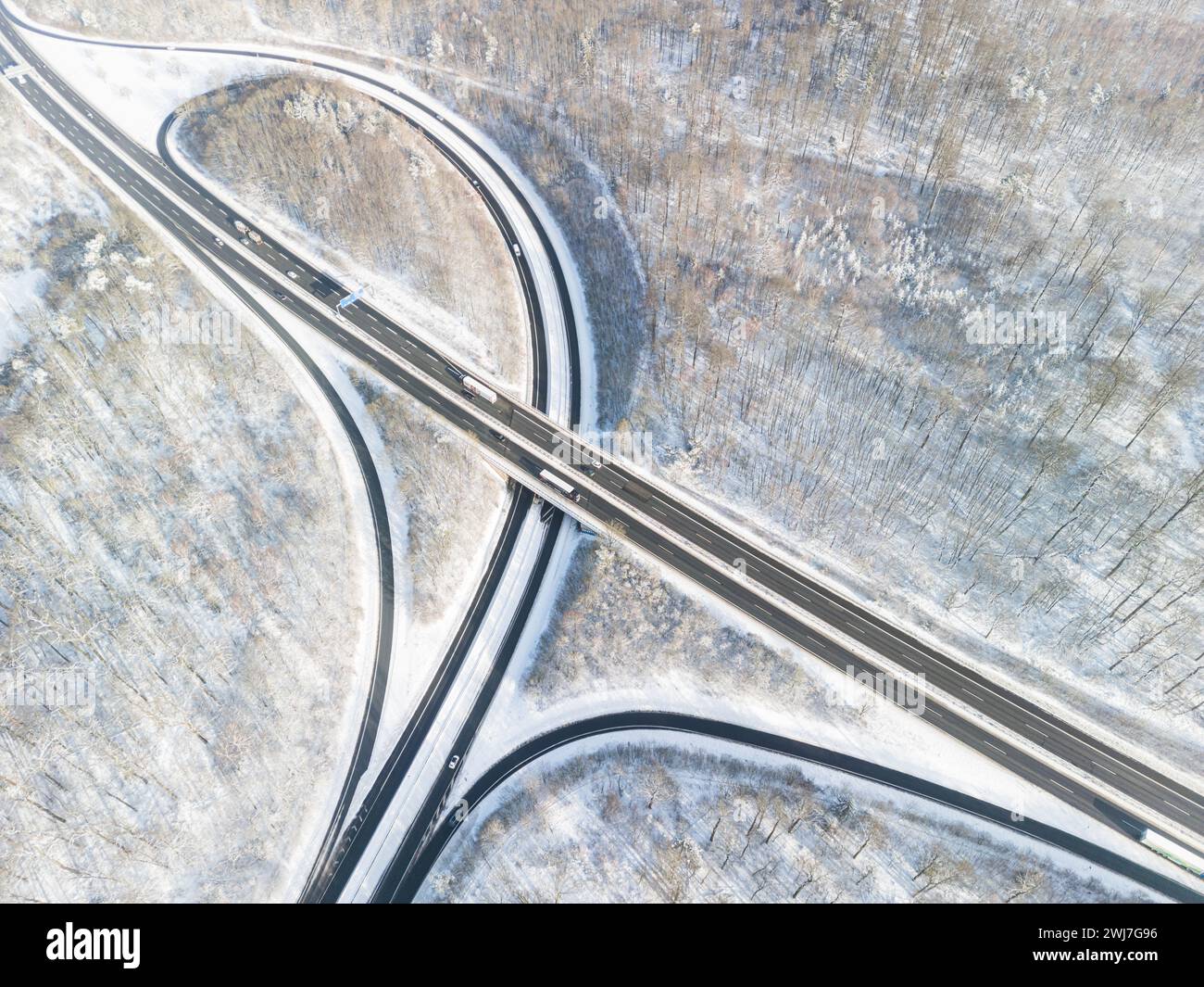 Germany autobahn aerial hi-res stock photography and images - Alamy