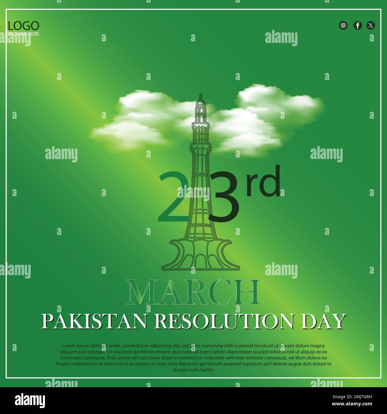 Pakistan independence day Stock Vector Images - Alamy